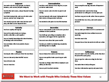 Values and mojo: Netflix ~ Strategic Human Capital Management (HCM) Blog